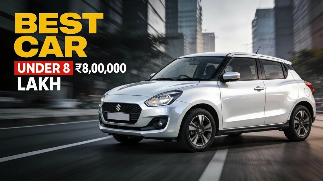 Best car under 8 lakhs on road price in India - YouTube