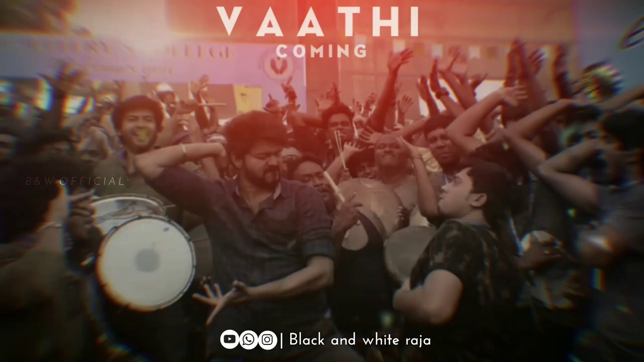Vathi🔥Coming😍master song whatsapp status - YouTube