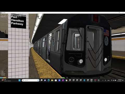 Openbve Gameplay Simulator 2023 NYCT IND R160 3D Tony Siemens G train to Court Square - YouTube