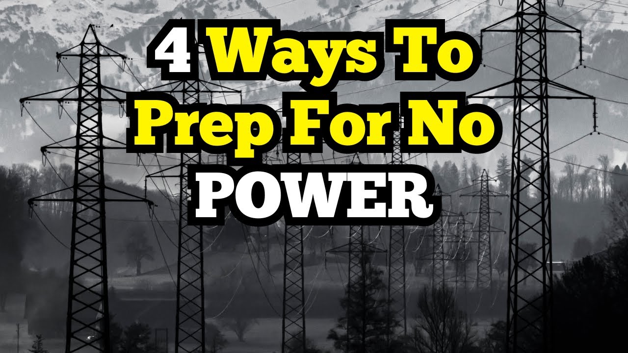 Grid Down, NO PROBLEM - 4 Power Alternatives For Survival - YouTube