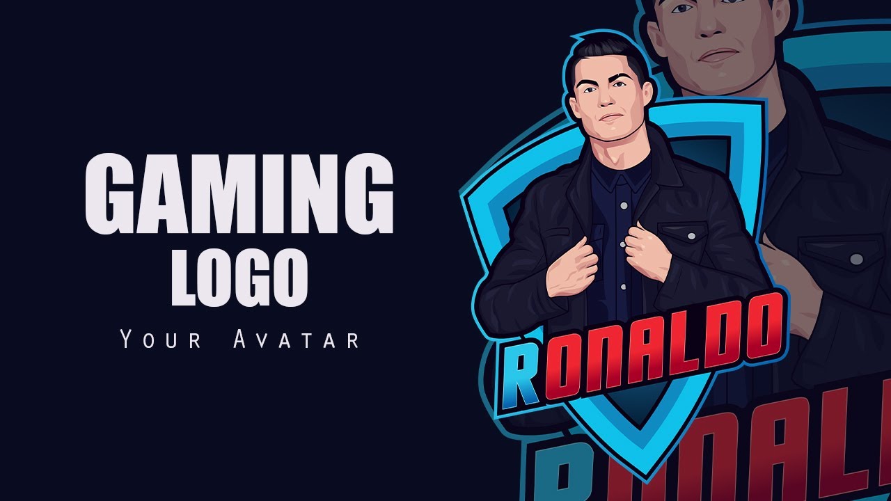 Esport Logo Design | Gaming Logo Design | Ronaldo Gaming Logo - YouTube