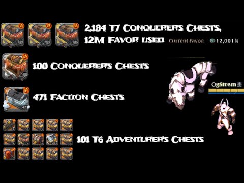 Albion Online | Chest Opening 3000 Chest 1 Billion silver - YouTube