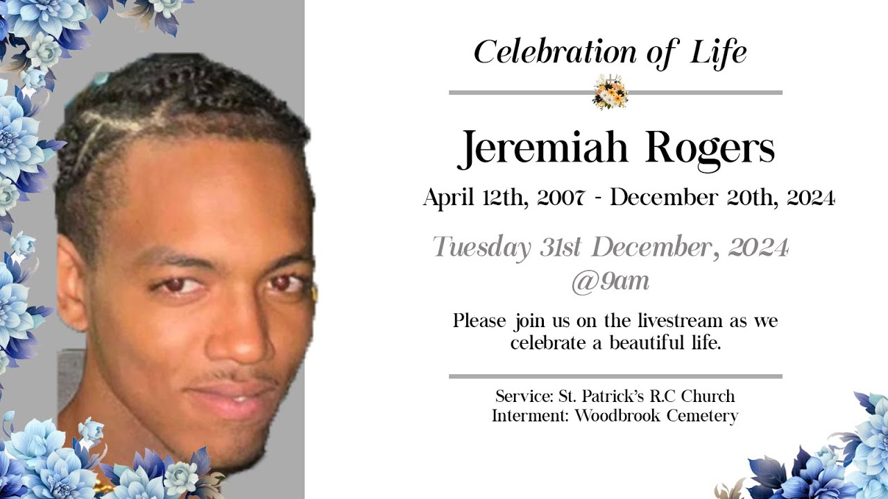 In Loving Memory Of Jeremiah Rogers - YouTube