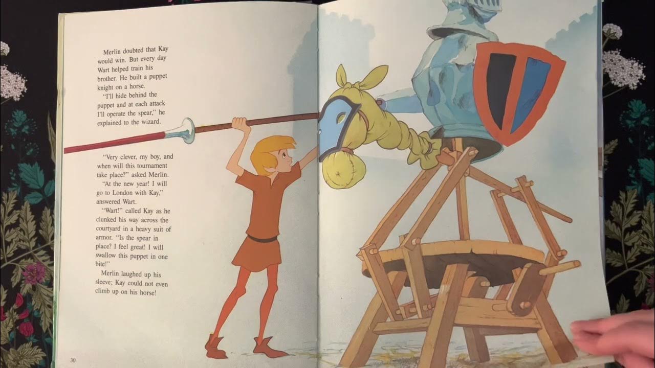 Walt Disney The Sword in the Stone Storybook! - YouTube