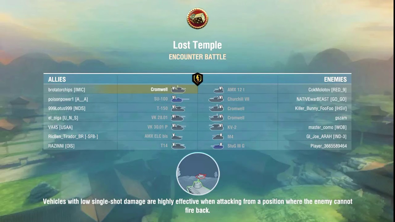 2100+ Damage on the Lost Temple Map WOT Blitz - YouTube