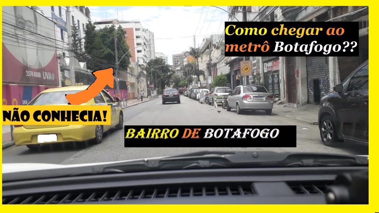 Bairro de Botafogo RJ. Rua General Polidoro até o metro Botafogo, como ...