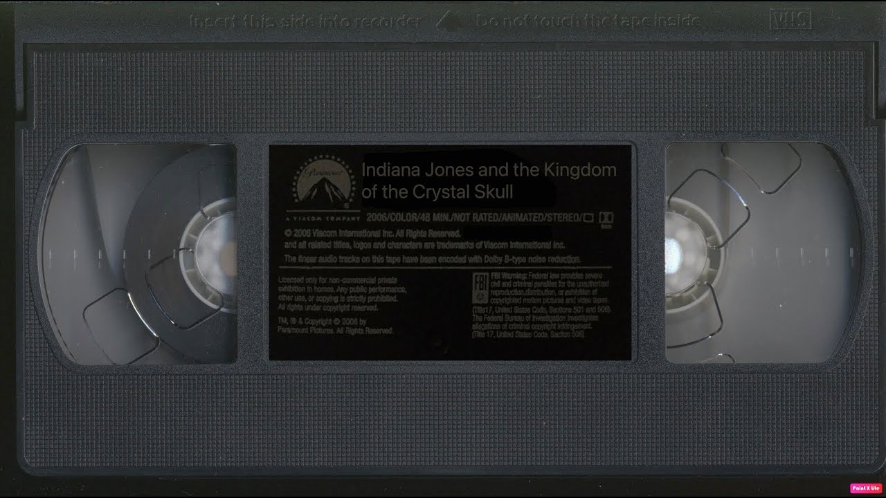 Opening to Indiana Jones and the Kingdom of the Crystal Skull 2008 VHS ...