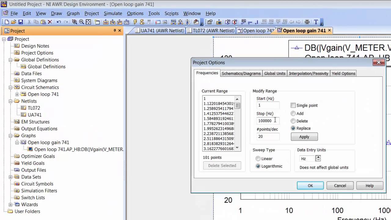 Electronics 1 - AWR DE Tutorial 7 - Frequency response of op-amps and ...