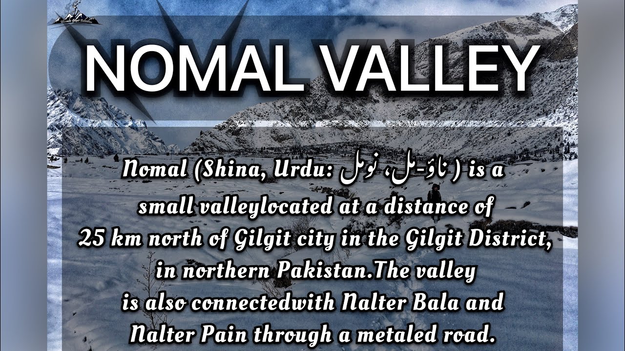 Nomal Valley Gilgit Baltistan - YouTube