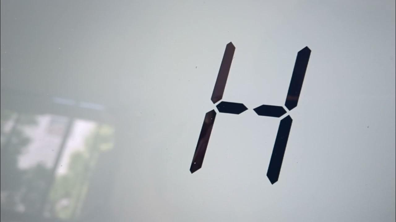 16 Segment Display Demo - YouTube