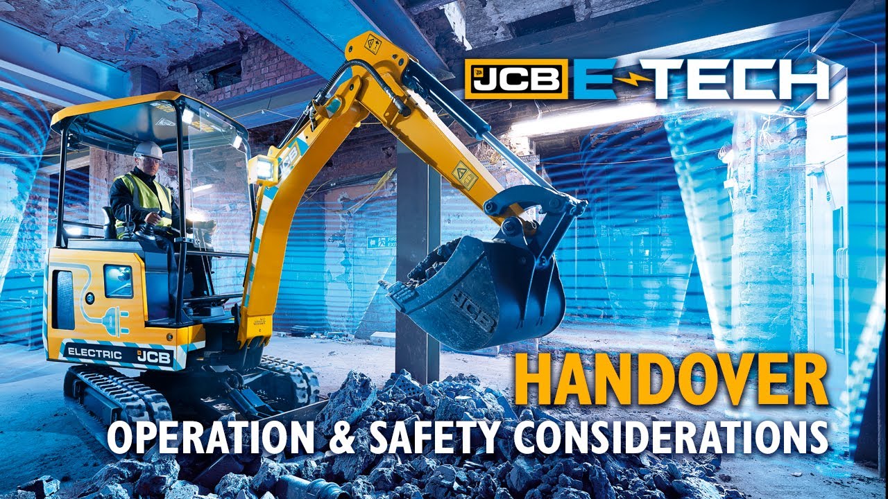 JCB E-TECH 19C-1E Electric Excavator - Operation and Safety ...