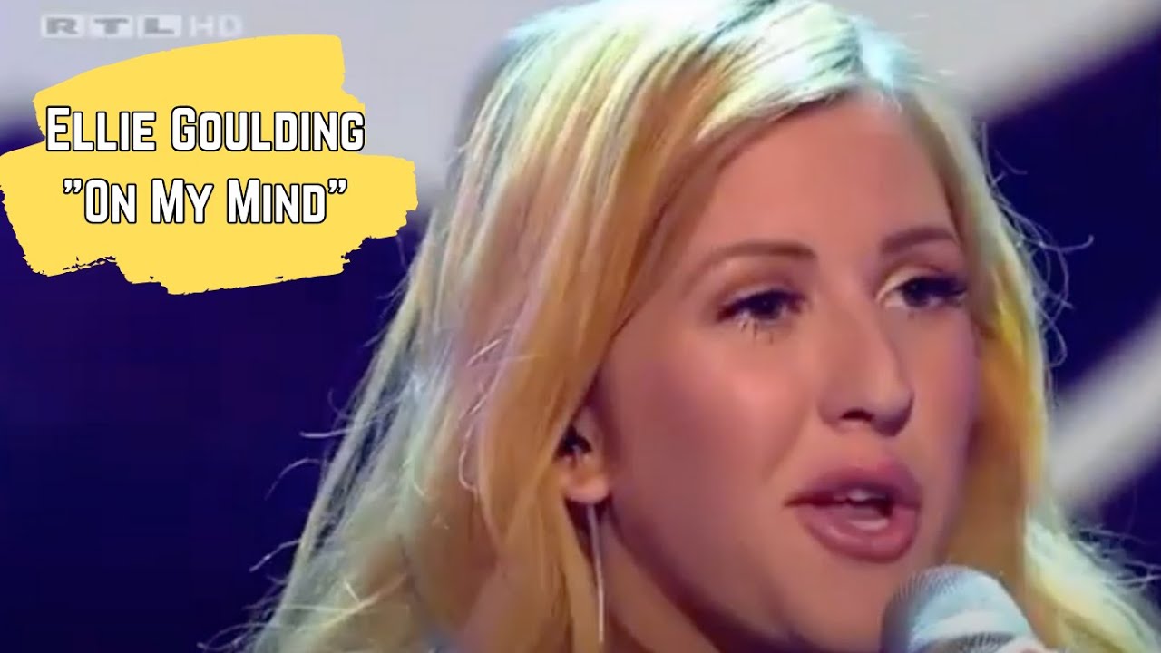 Ellie Goulding - On My Mind (Live with RTL 2016) - YouTube