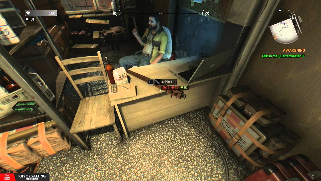 A TABLE LEG?! | Dying Light Play Through #2 - YouTube