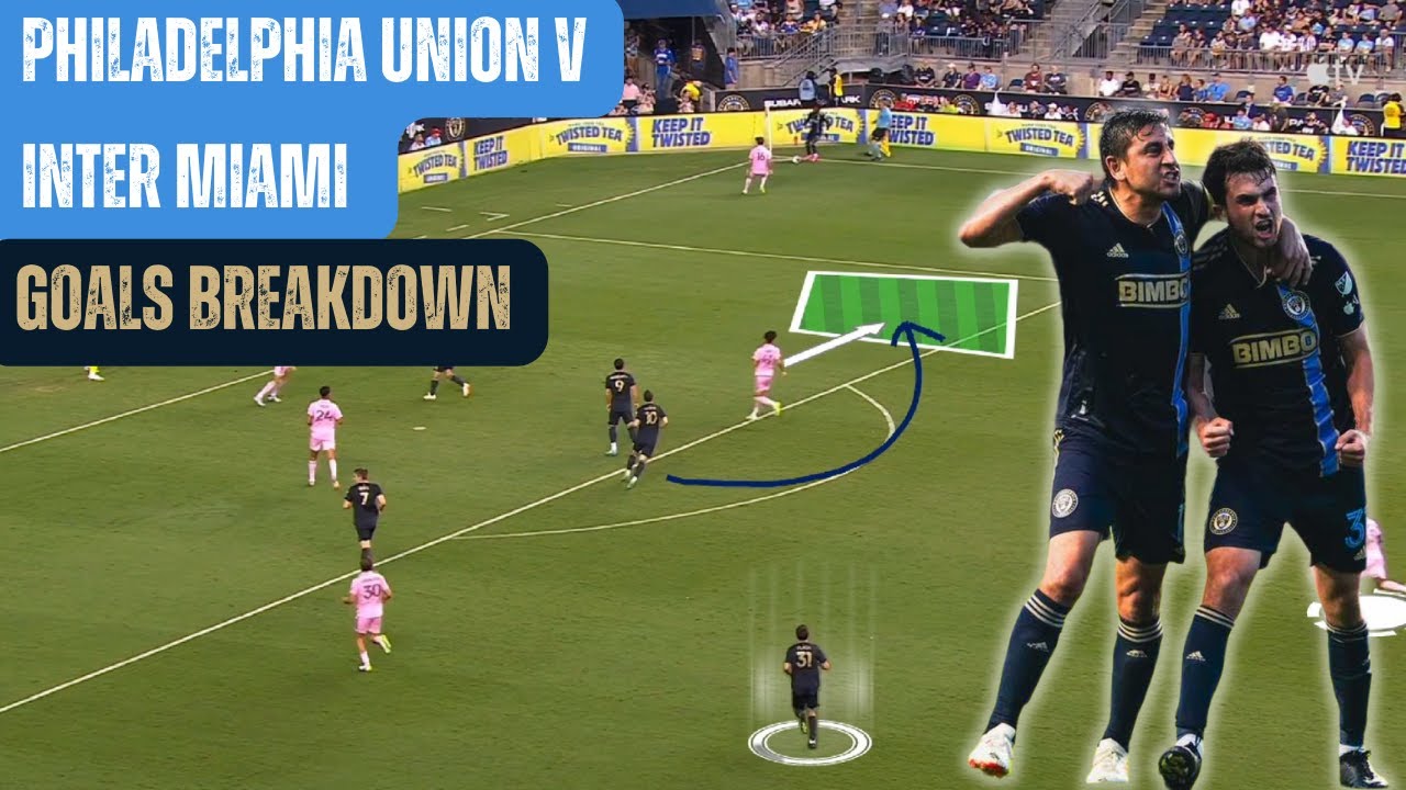 Goal Breakdowns: Philadelphia Union v Inter Miami (6/24/23) - YouTube