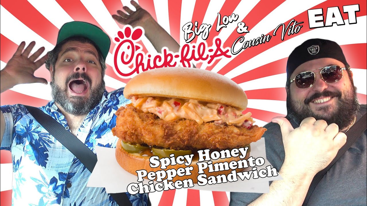 Chick-fil-A has a NEW Honey Pepper Pimento CHICKEN SANDWICH #foodreview ...