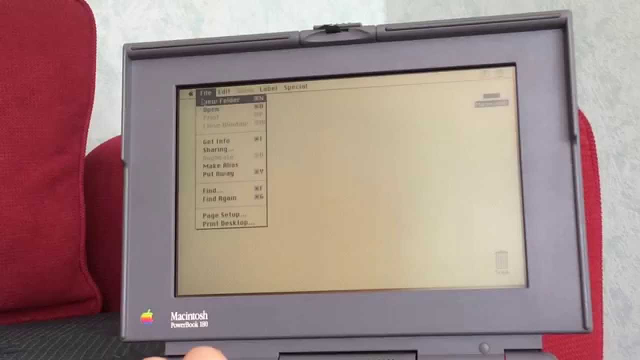 RetroCollection • Apple Macintosh PowerBook 180 (2015) - YouTube