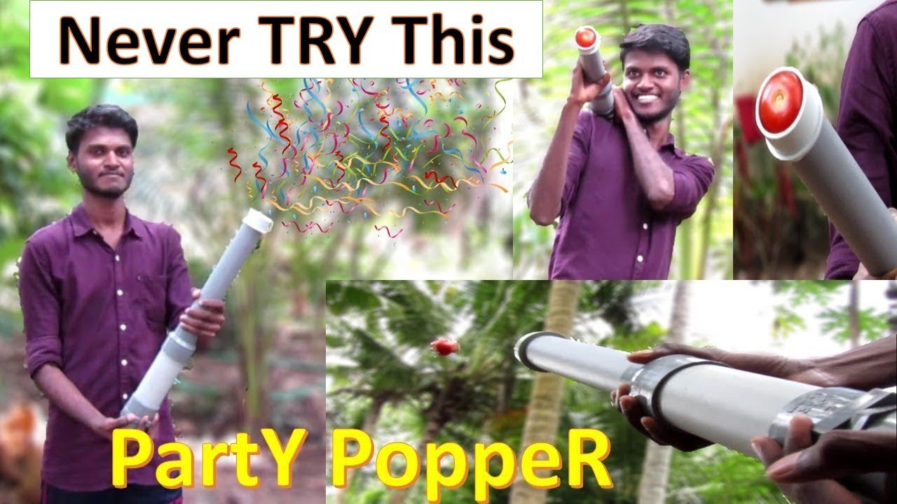 Making reusable party popper/ perfume fuel/Use only for Good - YouTube