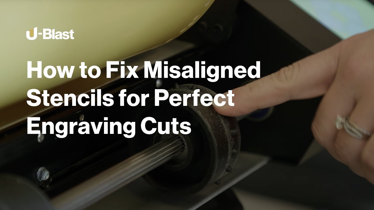 How to Ensure Stencil Alignment for Flawless Engraving - YouTube
