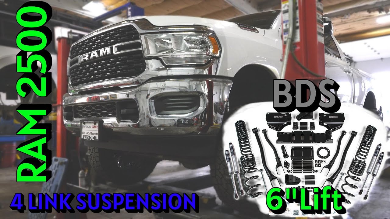 Installing A 6 Inch BDS Lift Kit On The 2022 Ram 2500 With 4-link ...
