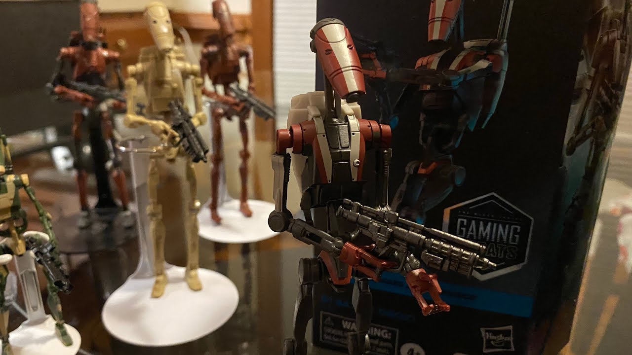 Star Wars Black Series B1 Battle droid and some of my different ...