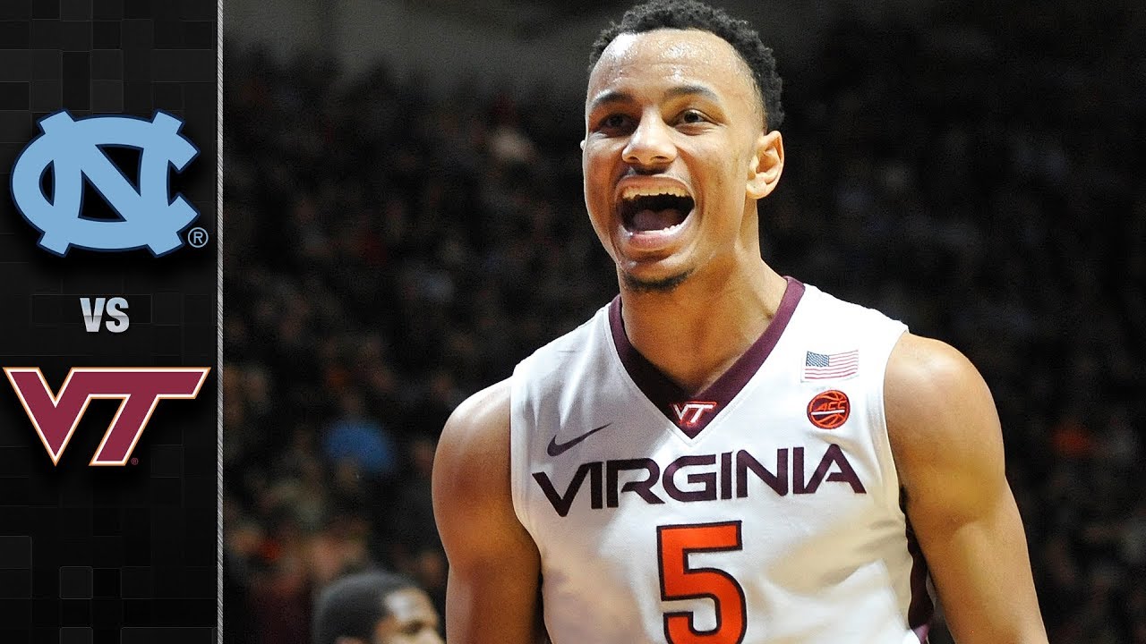 North Carolina vs. Virginia Tech Basketball Highlights (2017-18) - YouTube