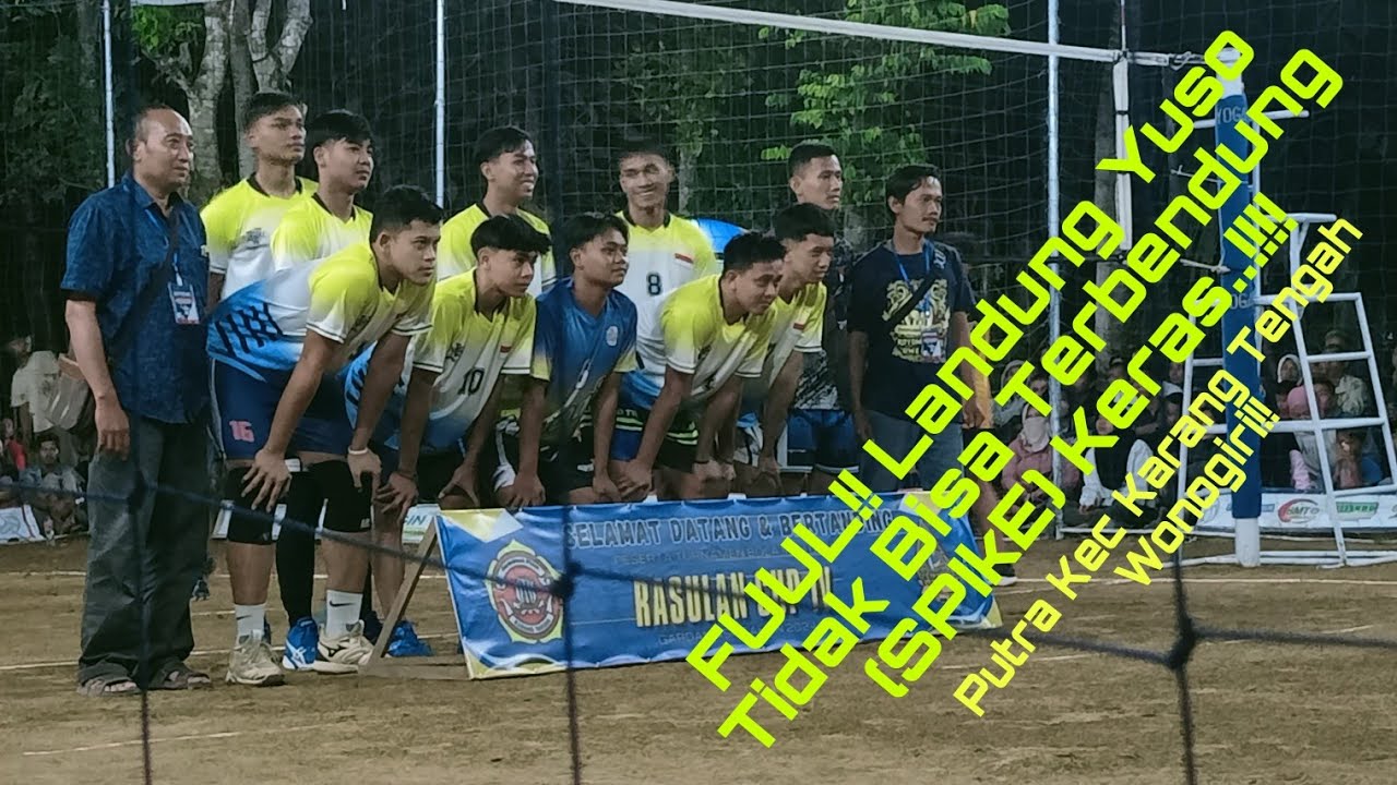 Seet 1 Keganasan (Landung YUSO) Turnamen Bola Voli Rosulan Cup 2024 ...