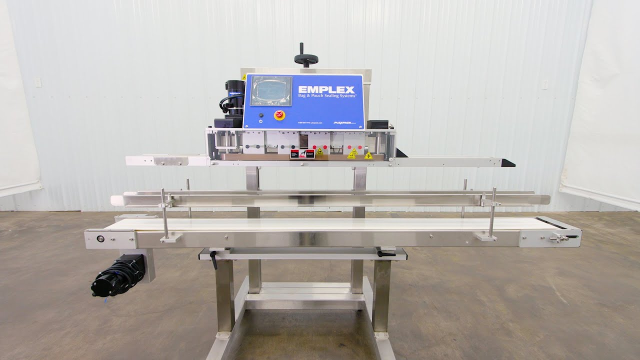 NEW Emplex MPS 7500 Continuous Band Bag Sealer - YouTube