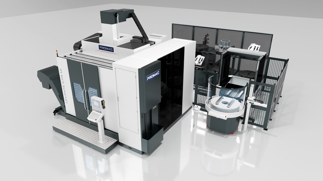 LEVANTE MTG - PROMAC CNC MACHINE TOOLS - YouTube