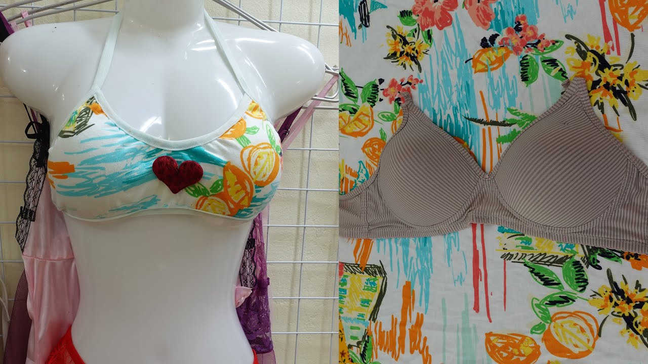 Cutting Bras For Women Who Don't Know How to Sew Part 3 - YouTube