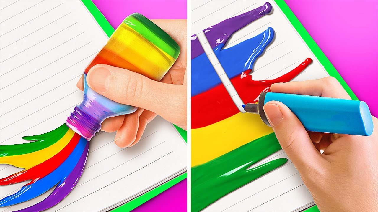 BEST SCHOOL TRICKS YOU SHOULD TRY || DIY School Supplies Ideas ...