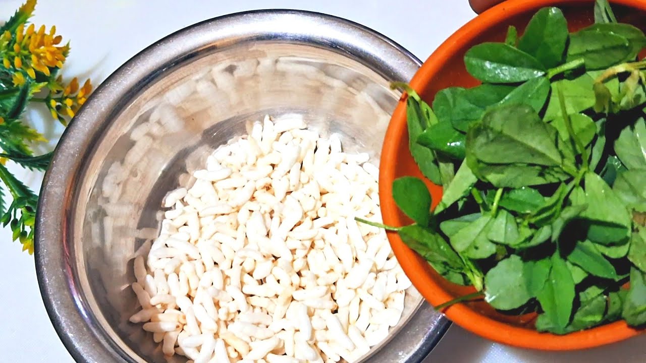 विश्वास ठेवा हा चुरमुरे आणि मेथीचा रुचकर नविन नाश्ता 90% लोकांना माहीत ...