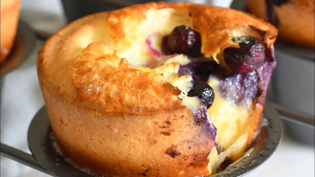 How to Make Blueberry Popovers - Easy Recipe - YouTube