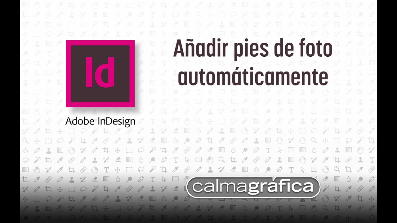 InDesign • Insertar pies de foto automáticamente - YouTube