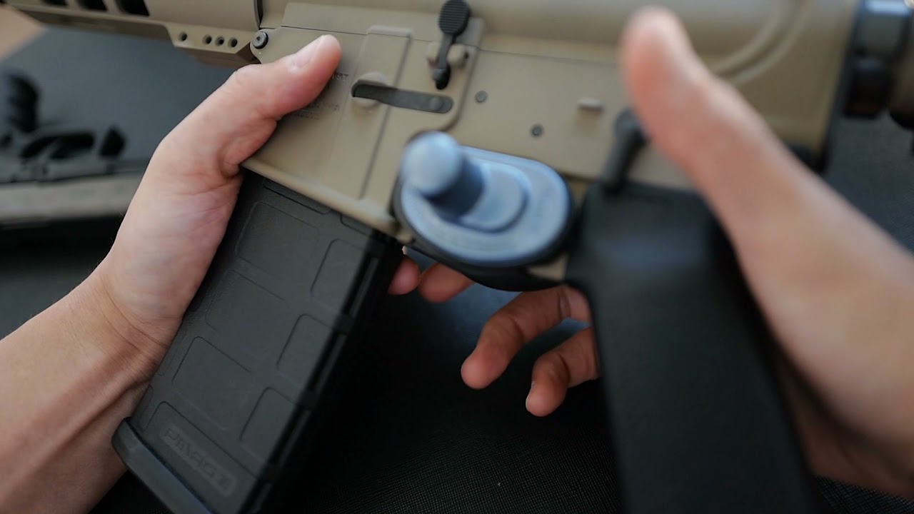 Gun TD Lock (AR 15) - YouTube