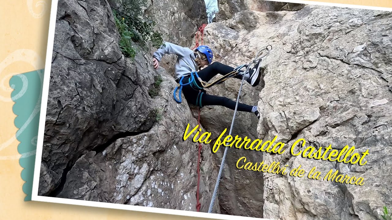 2024 12 Vía Ferrata Castellot (K2) - YouTube