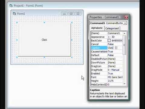 [TUT] VB6 Hello world Tutorial! - YouTube