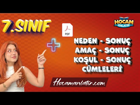 7. Sınıf Türkçe | Neden-Sonuç, Amaç-Sonuç, Koşul-Sonuç #7sınıf #2026