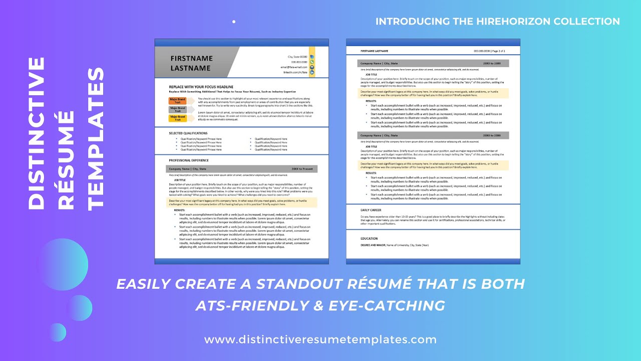 This ATS-Friendly Resume Template Will Help You Stand Out & Get Hired ...