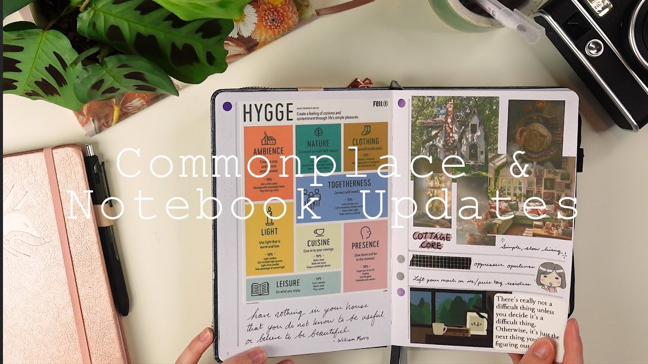 What to Put in Your Commonplace Book and Other Planner/Notebook Updates ...