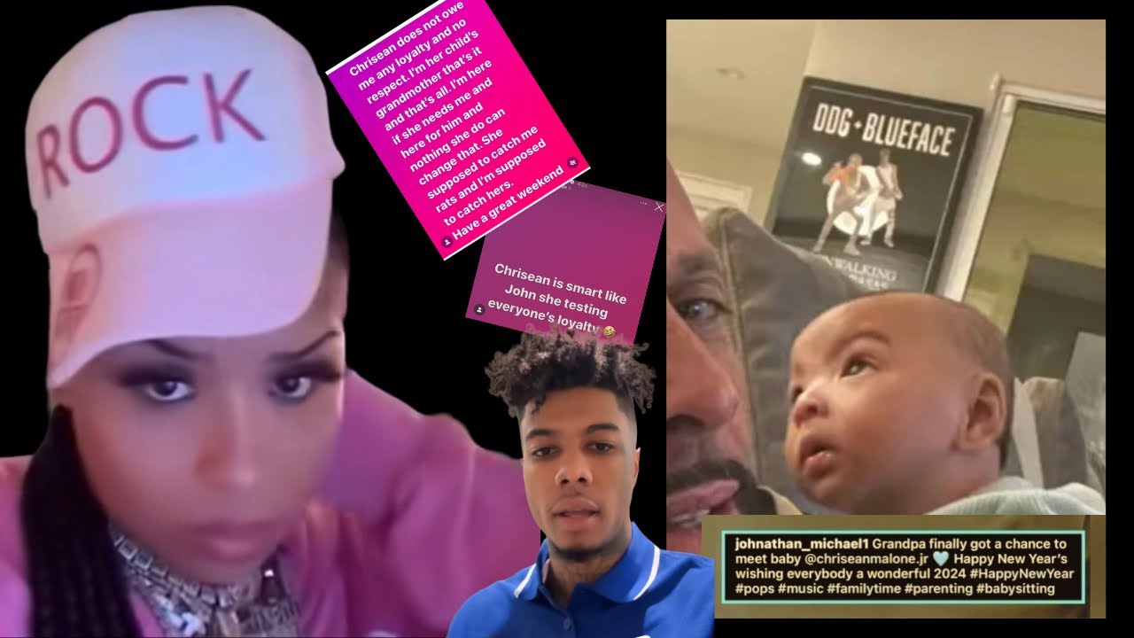 Blueface Dad MET Chrisean Jr for the FIRST TIME - YouTube