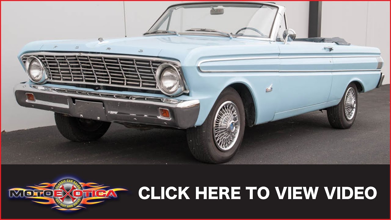 1964 Ford Falcon Sprint V8 Convertible (SOLD) - YouTube