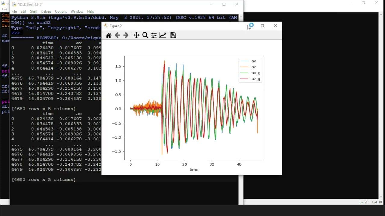 Excel messdaten in python mit dem Savitzky-Golay filter glätten - YouTube