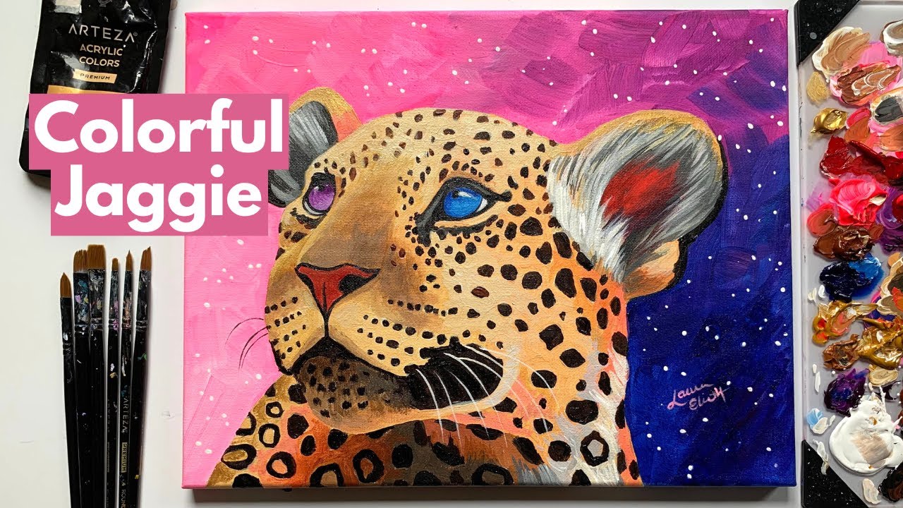 Step-by-Step Jaguar Painting Tutorial: Mastering Wildlife Art - YouTube