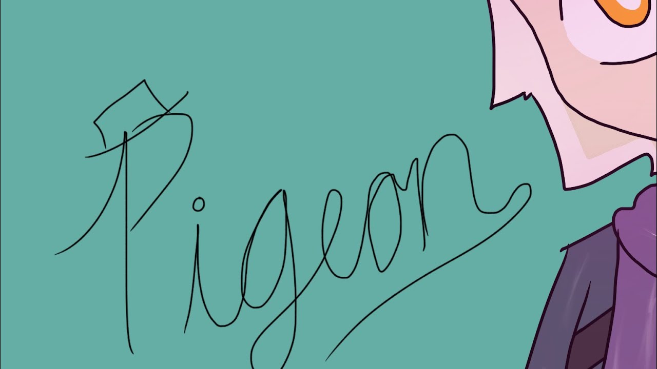 Humanoid Pigeon speedpaint - YouTube