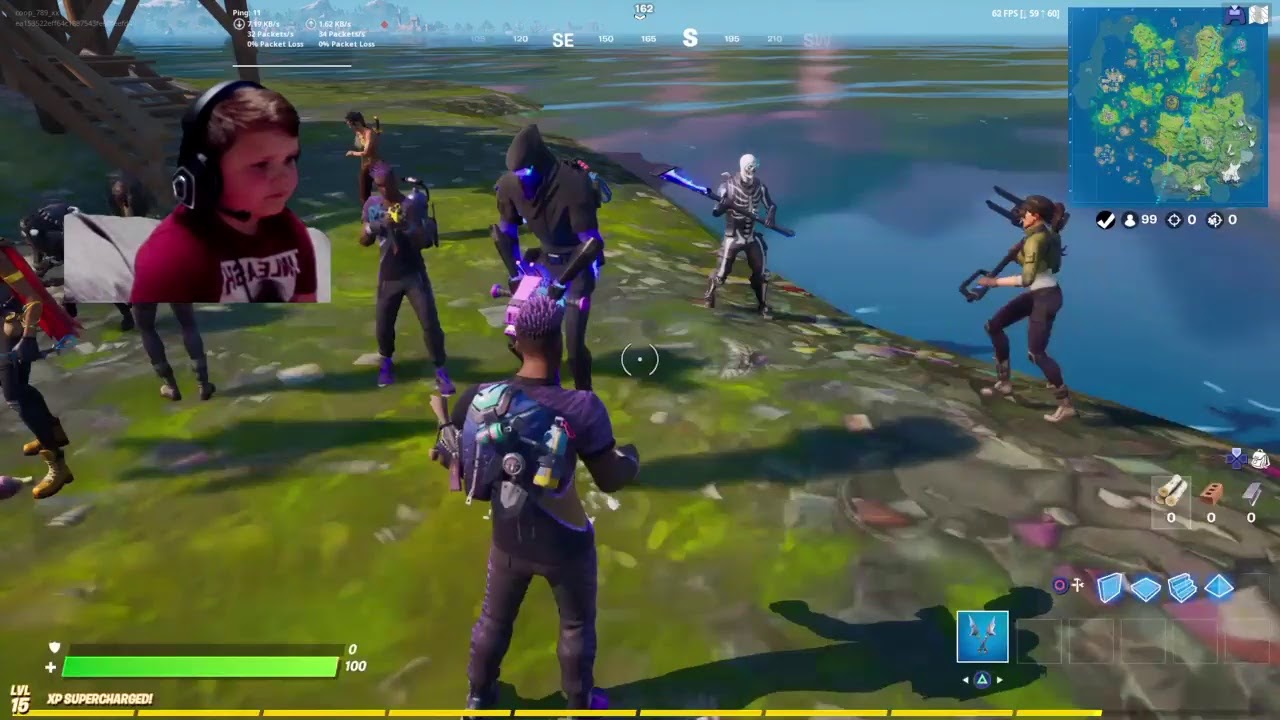 Fortnite with green screen - YouTube