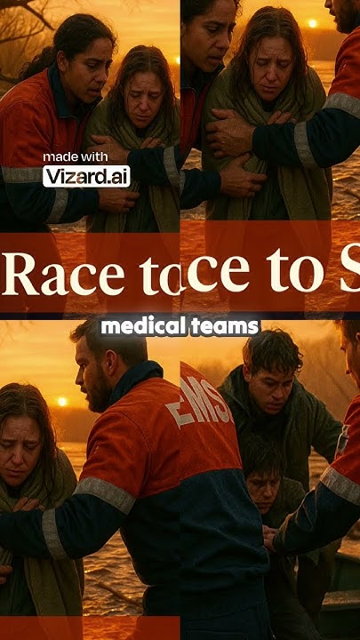 Firefighters Form Human Chains to Save Families - YouTube