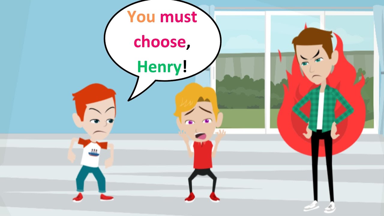 Lucas's friend must give a choice - English Comedy Animated - Lucas ...