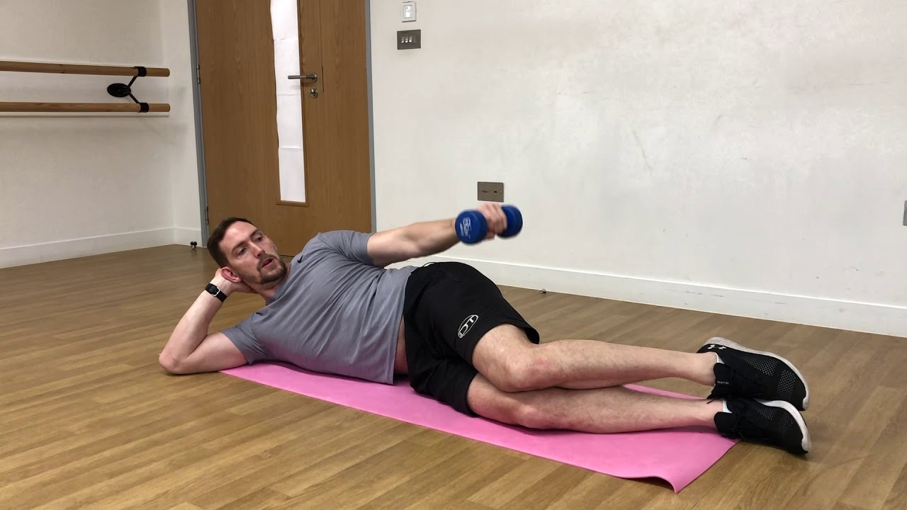 Lying Side Raise - YouTube
