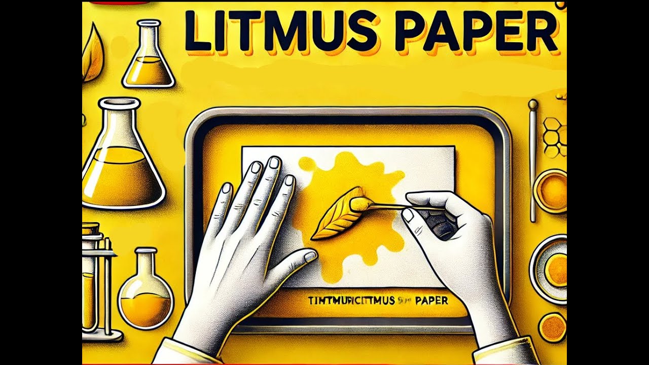 making litmus paper . - YouTube