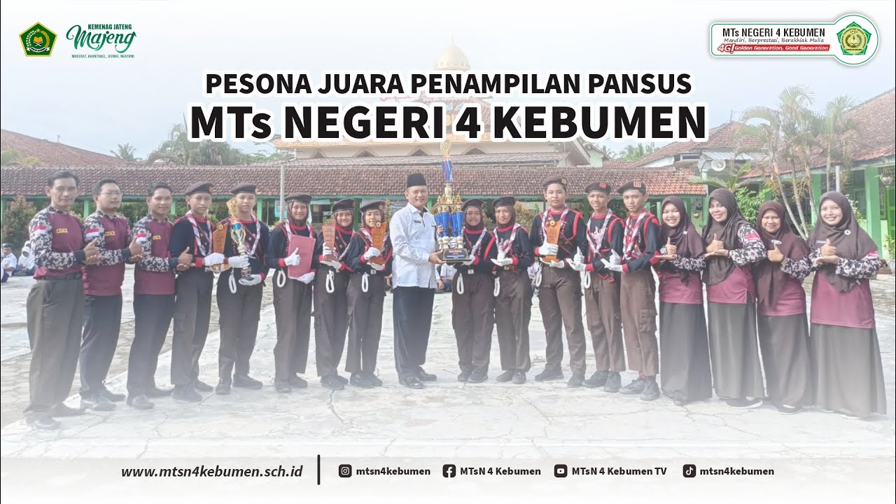 PESONA JUARA PENAMPILAN PANSUS MTs NEGERI 4 KEBUMEN - YouTube